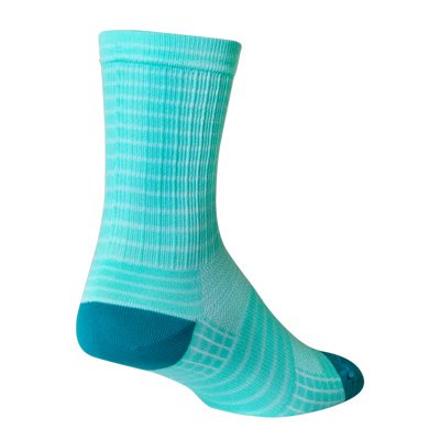 Aqua Stripes Socks I SockGuy